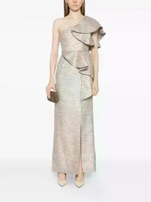 SAIID KOBEISY Brocade Dress