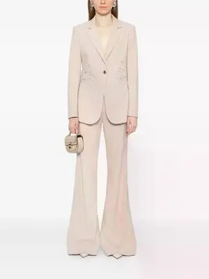 SAIID KOBEISY Embroidered Flared Trousers