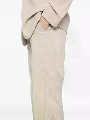 SAIID KOBEISY Embroidered Flared Trousers