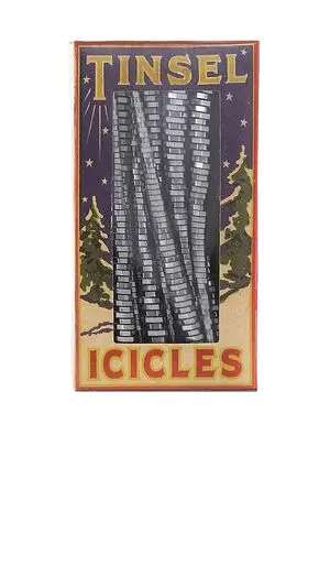 CODY FOSTER & CO Tinsel Icicles In Metallic Silver - N,a