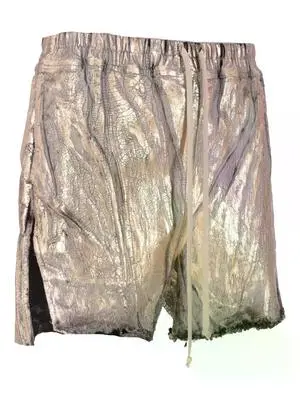 Rick Owens Drawstring Shorts - Gold