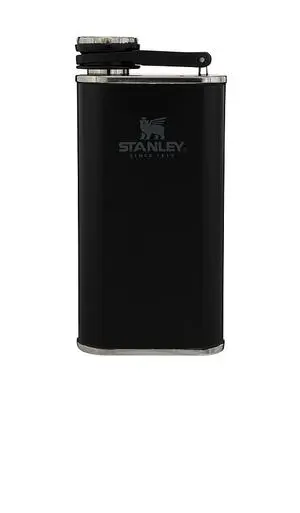 STANLEY The Easy Fill Flask In Black - Black 2.0