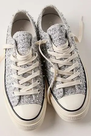 CONVERSE Chuck 70 Metallic Tweed Low-top Sneakers - Barely Grey/egret/black