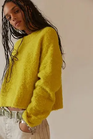 Free People We The Free Stormy Pullover - Lightning Bug