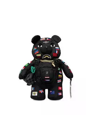 SPRAYGROUND Flag Patches Bear Backpack