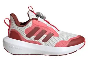 Adidas Fortarun 3.0 Boa Sneakers - Core White/preloved Ruby/pure Ruby