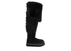 UGG X Sacai Thigh High Boots - Black
