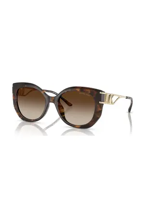 Michael Kors Irregular Tortoise Full Rim Sunglasses - Brown