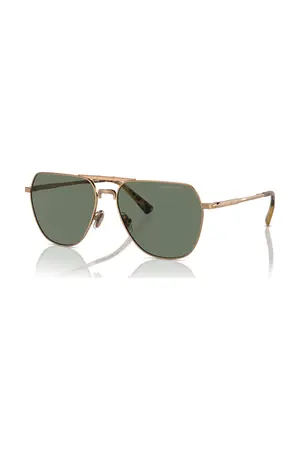 Michael Kors Keswick Pilot Sunglasses - Green