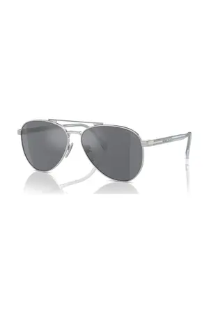 Prada Pr A58s Pilot Sunglasses - Metallic