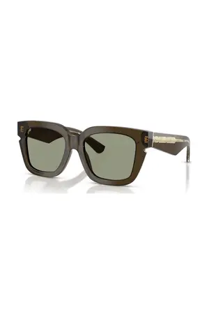Burberry Acetate Square Frame Sunglasses - Green