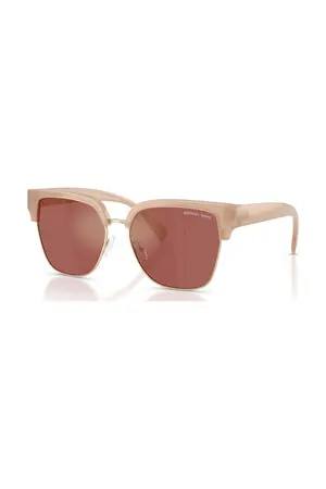 Michael Kors Square Frame Sunglasses With Adjustable Nosepads