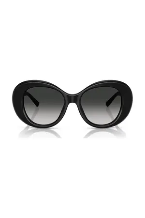 TIFFANY SUNGLASS HUT Acetate Round Frame Sunglasses - Black
