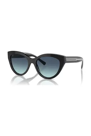 TIFFANY SUNGLASS HUT Cat Eye Sunglasses - Black