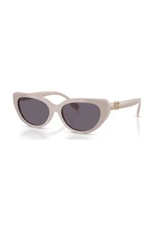 Tory Burch Cat-eye Sunglasses With Logo - Violet