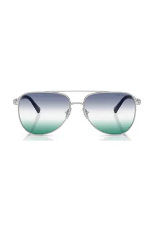 TIFFANY SUNGLASS HUT Pilot Sunglasses With Tiffany Knot Motif