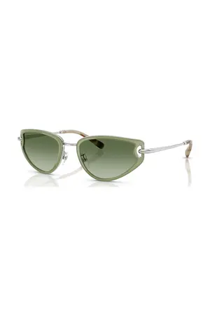 Tory Burch Cat-eye Sunglasses With Gradient Lenses - Green
