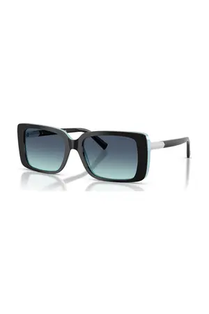 TIFFANY SUNGLASS HUT Rectangle Full Rim Sunglasses - Black
