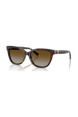 TIFFANY SUNGLASS HUT Cat Eye Sunglasses - Brown