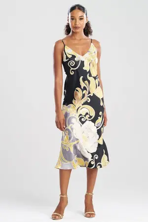 Natori Printed Charmeuse Slip