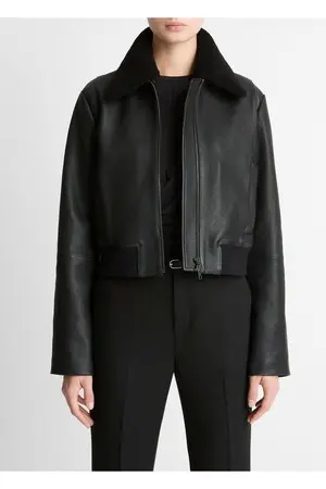 Vince Leather Outerwear For Women