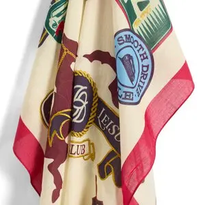 Drole De Monsieur Racing Printed Scarf