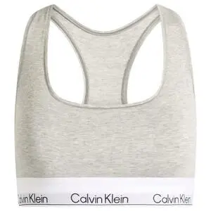 Calvin Klein Icon Unlined Bralette - Grey Heather