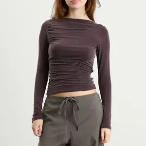 PEACHY DEN Kylie Long Sleeve Top