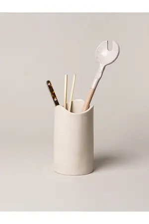 SIN Swell Utensils Holder In Cream