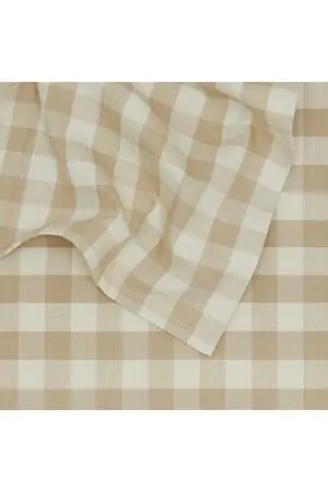 HAWKINS NEW YORK Essential Gingham Tablecloth In Ivory
