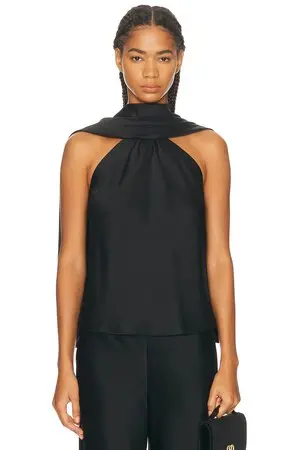 Simkhai Scarlett Cape Top - Black