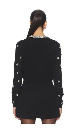 Alice + Olivia Dollie Embellished Cardigan