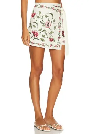 Agua Bendita Luna Mini Sarong Skirt - Quebrada