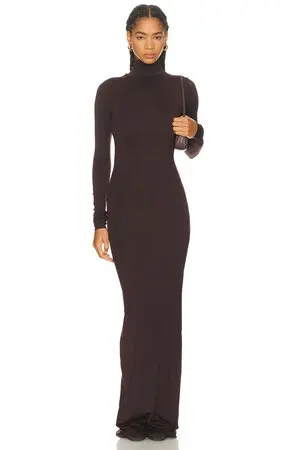 Long Sleeve Turtleneck Evening Dresses