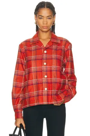 BODE Gable Plaid Overshirt
