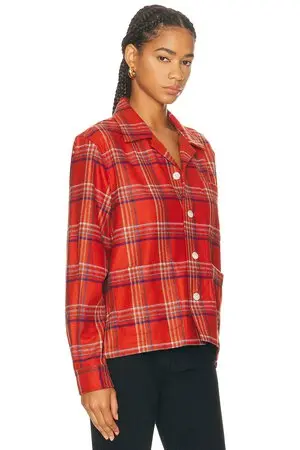 BODE Gable Plaid Overshirt
