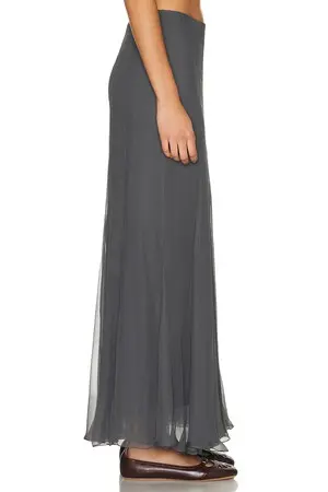 Chloé Sheer Maxi Skirt - Pearly Black
