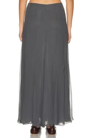 Chloé Sheer Maxi Skirt - Pearly Black