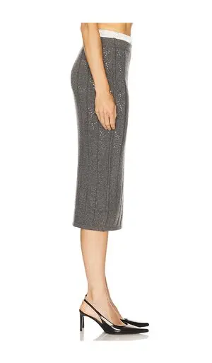 Line & Dot Alena Midi Skirt