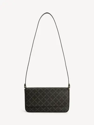 BY MALENE BIRGER Tallie Shoulder Bag - Dark Chokolate