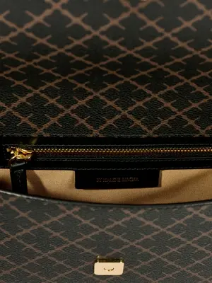 BY MALENE BIRGER Tallie Shoulder Bag - Dark Chokolate