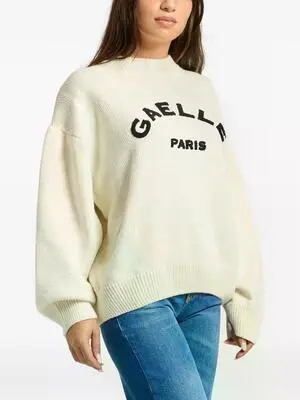 GAELLE Logo-embroidered Sweater