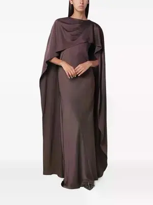 Simkhai Cape-detail Maxi Dress