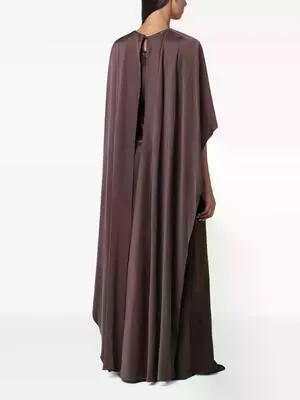 Simkhai Cape-detail Maxi Dress