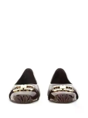 FERRAGAMO Buckle Detail Ballet Flats