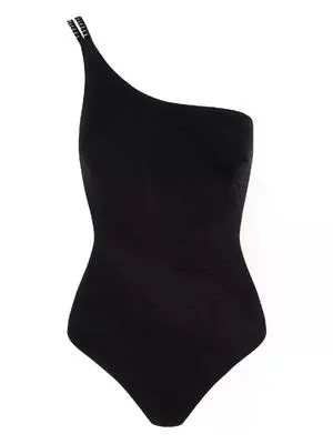 Marysia Fauna One-shoulder Swimsuit - Black