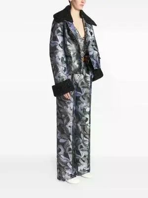 Dries Van Noten Floral-jacquard Jacket