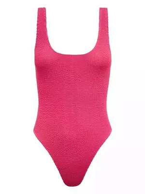 Bond Eye Madison Textured One Piece Swimsuit - Pink
