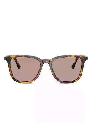 Miu Miu Tortoiseshell Square-frame Sunglasses - Brown