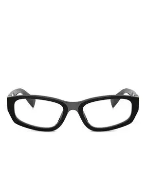 Miu Miu Logo Detail Eyeglasses - Black